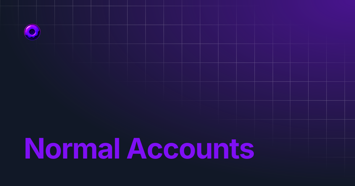 Normal Accounts | Glazed